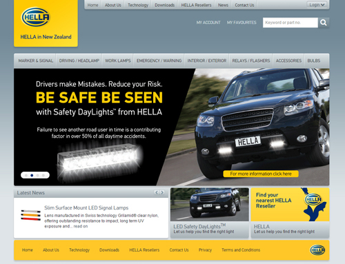 New website for Hella NZ | Motor Equipment News