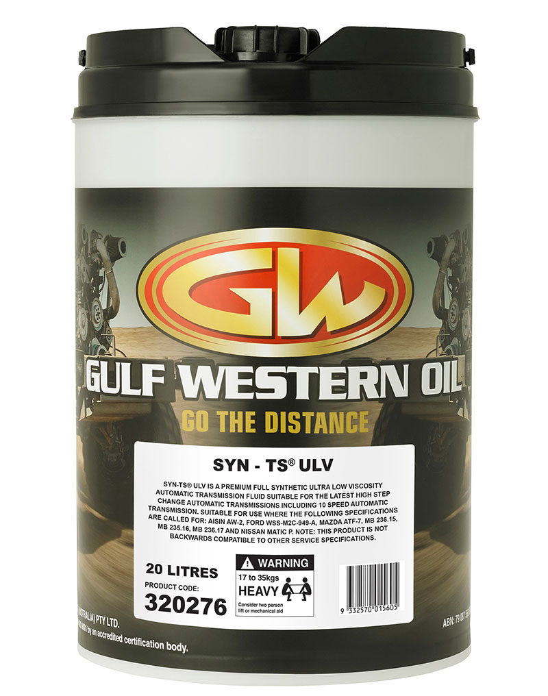 Latest spec Gulf Western transmission fluid now in bulk sizes from NAPA ...